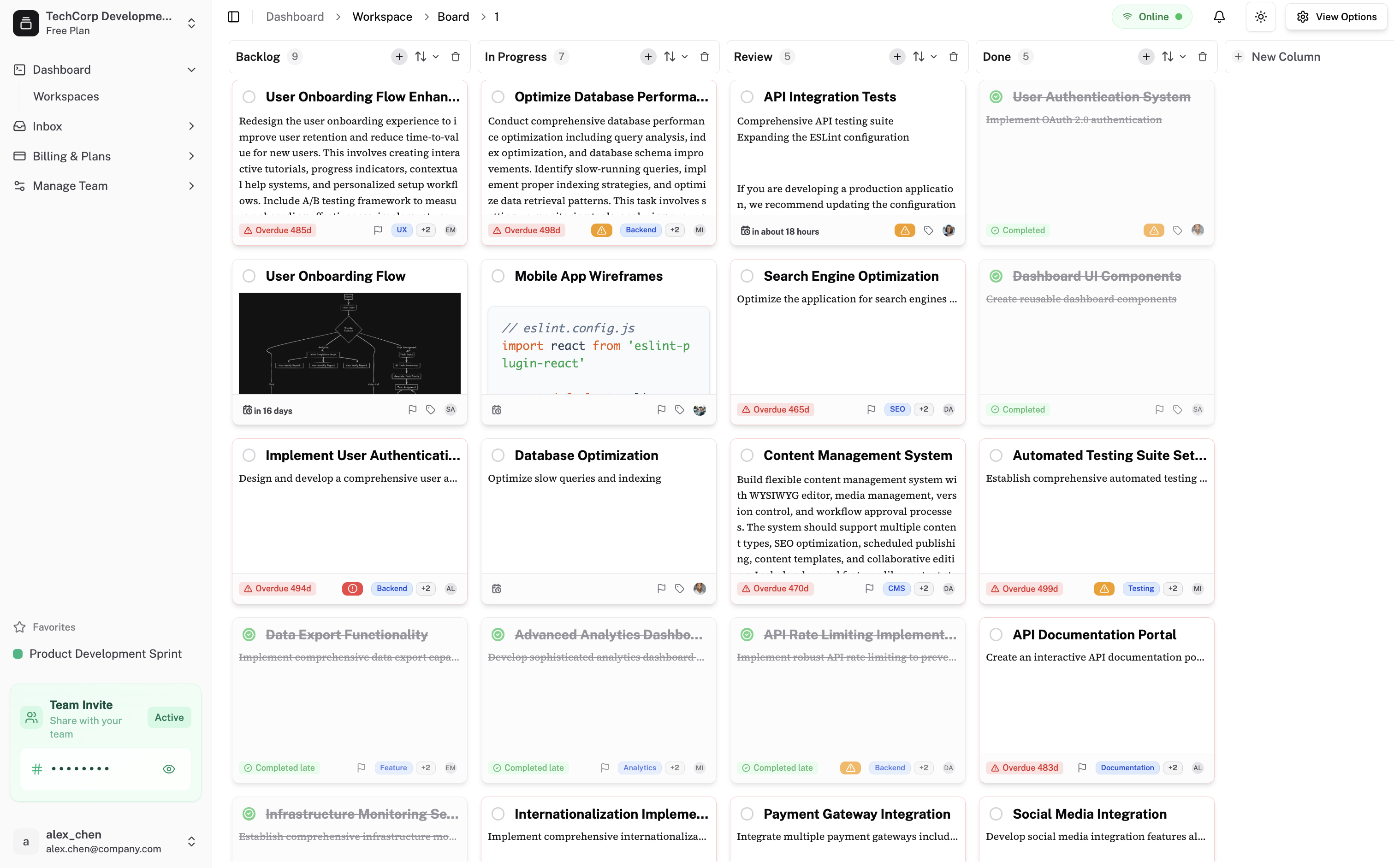 PulseBoard - Project Management for Modern Teams | Kanban, Time Tracking & AI